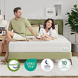 Novilla King Mattress, 12 Inch Foam Mattress, Block Cutting Design King Size Mattress Provide Double Air Zone, Flippable King Mattress for Back & Side Sleeper