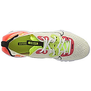 NIKE Women's Race Running Shoe, Pale Ivory Black Volt Laser Crimson, 6 us