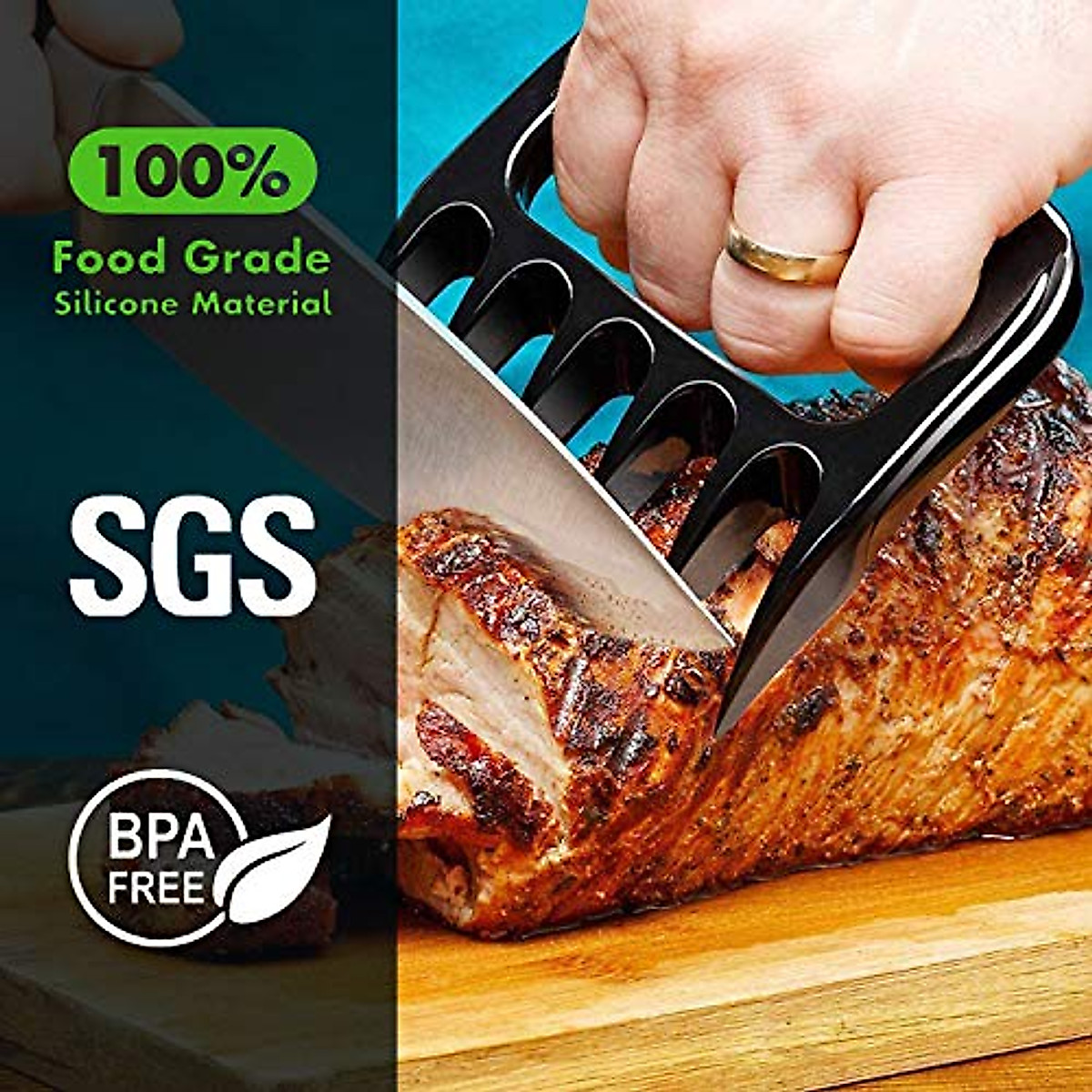 Dad Husband Men Stocking Stuffers - SURDOCA Unique Chicken Shredder Claws Cooking Gadgets Kitchen Meat Tool Gifts for Adults, Grill Smoker Accessories BBQ Gifts for Him Cool Useful White Elephant Gift
