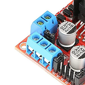 Ozgkee 1pc L298N Module H Bridge Driver Board Module for Stepper Motor Smart Car Robot