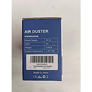 Electric Air Duster, Cordless Air Duster, Rechargeable Compressed Air Duster, 33000 RPM Air Blower, Two Smart Start Modes, Good Replacement for Compressed Air Can, Reusable Dust Destroyer…