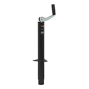 CURT 28203 A-Frame Trailer Jack, 2,000 lbs, 14-3/4 Inches Vertical Travel, CARBIDE BLACK POWDER COAT