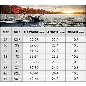 Kolongvangie Cargo Shorts Lightweight Quick Dry Tactical Shorts Work Hiking Fishing Breathable Short with Multi Pockets