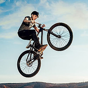 WEEROCK 20 Inch Bike Tire Folding Bead Replacement Tyre 20 * 2.125 for Child Bike Kids Bike BMX Mountain Bicycle MTB, Black