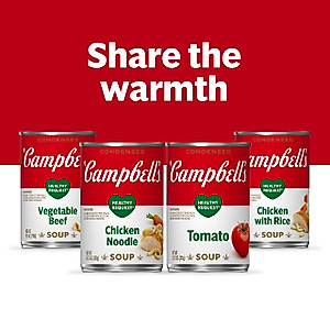 Campbell's Condensed Healthy Request Homestyle Chicken Noodle Soup, 10.5 Ounce Can (Pack of 12), 200000016721