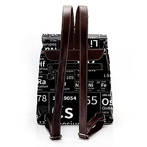 VBFOFBV Travel Backpack, Laptop Backpack for Women Men, Fashion Backpack, Blackboard Periodic Table of Chemical Elements