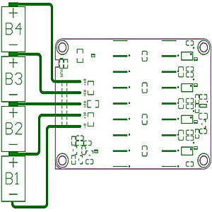 3S 4S 5A Active Equalizer Whole Group Balancer Lifepo4 Lipo Lto Lithium Active Battery Energy Transfer Equalization Capacitor