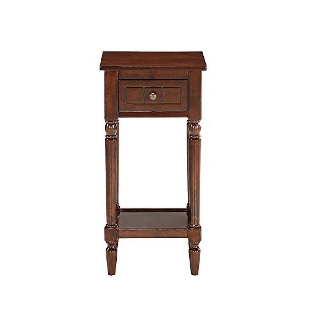Convenience Concepts French Country Khloe 1 Drawer Accent Table with Shelf, Espresso
