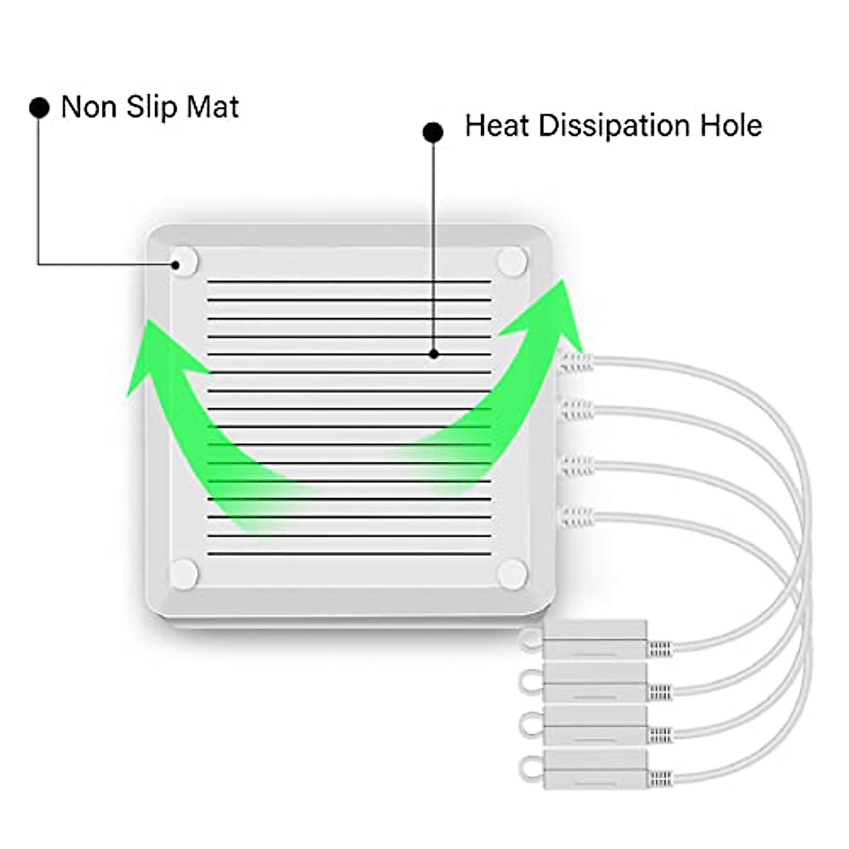 Drone Battery Charger, 8.5V 2.0A Output Portable 2 Modes Plastic Casing Safe Drone Battery Charging Hub for Mini 3 Pro (US Plug)