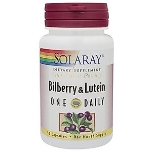 Solaray Bilberry & Lutein, 30 capsules