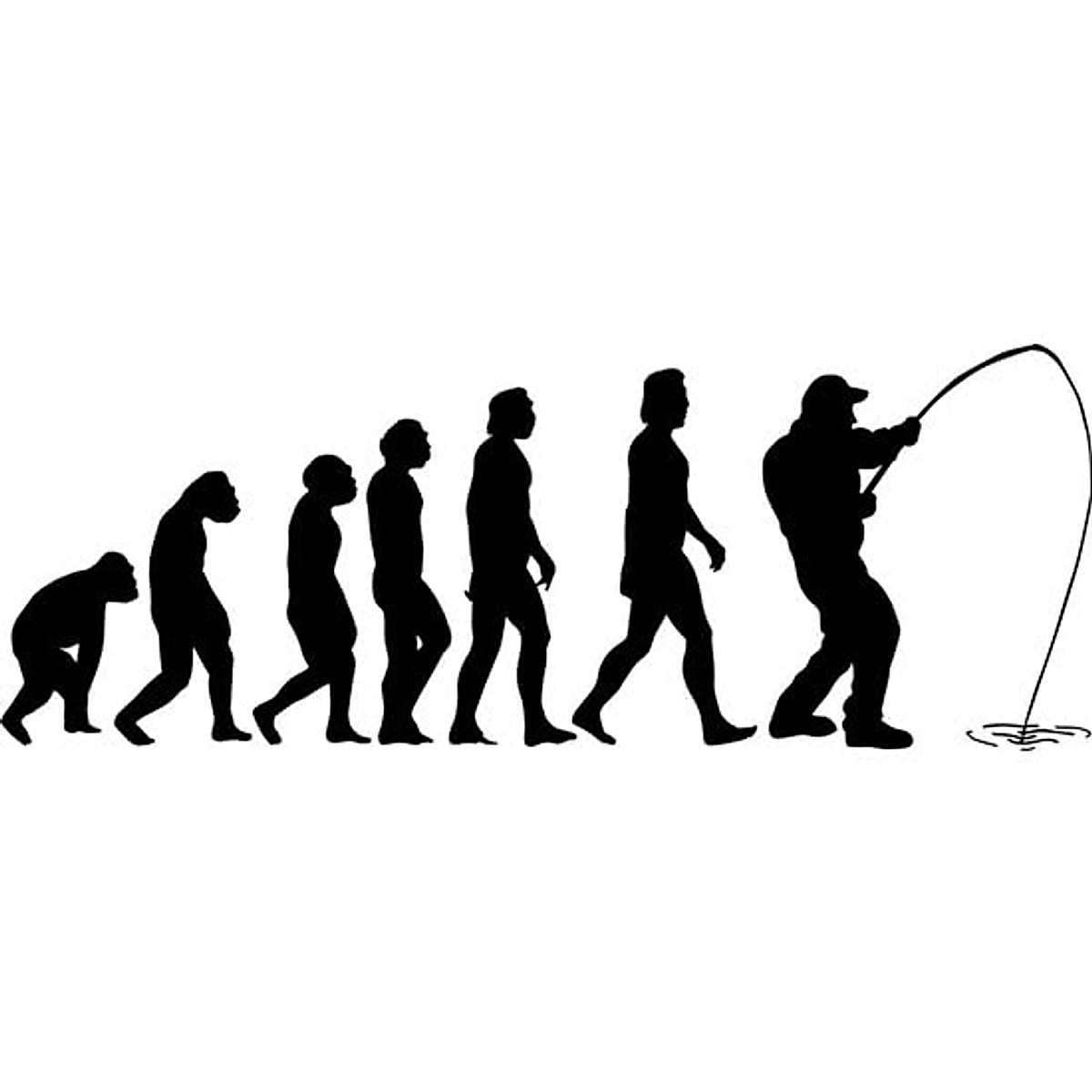 CafePress Fishing Evolution Ceramic Coffee Mug, Tea Cup 11 oz