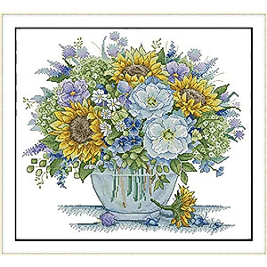 ZuoAnLF Cross Stitch Kits,Cross-Stitch Stamped Kits for Kids Adults Beginner,DIY Embroidery 11CT 19.7*21.7inch