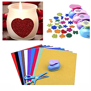 Baisunt 20 Sheets Gold Glitter Cardstock Paper for DIY Art Project, Scrapbook, Birthday Wedding Party Decoration 250GSM(8x12 In, Non Adhesive)