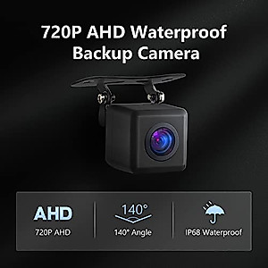 2022 Eonon A0125 Backup Camera Wide Angle 140° Waterproof Rearview Compatible with All Eonon Car Stereos: X20, Q03PRO, Q80PRO, Q53PRO, Q65PRO, Q63PRO, Q51PRO, Q50PRO, Q67PRO, Q98PRO, R03, R53, R80