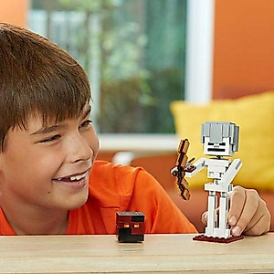 LEGO Minecraft BigFig Skeleton with Magma Cube Building Kit (142 Pieces)