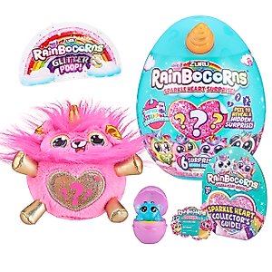 Rainbocorns - Plush Sparkle Heart Surprise Series 2 - Lion , Blue