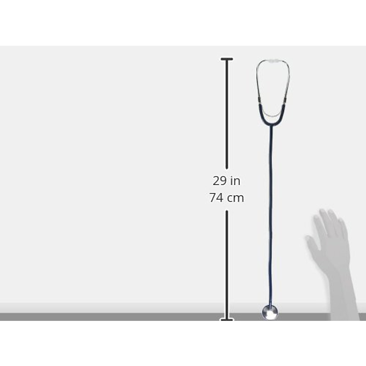 Veridian Healthcare Prism Series Single Head Nurse Stethoscope, Navy Blue, Boxed