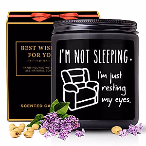 Birthday Gifts for Dad Men from Daughter Son Unique Gifts for Boyfriend Relaxing Gifts for Daddy Unique Scented Candle Gifts for Dad Men Him from Wife