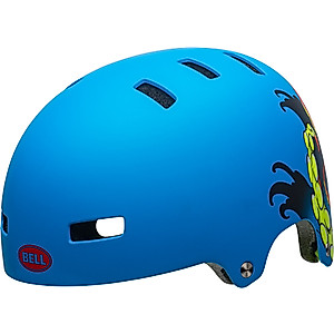 BELL Span Youth Bike Helmet - Matte Force Blue Octobeast (2018), X-Small (49-53 cm)