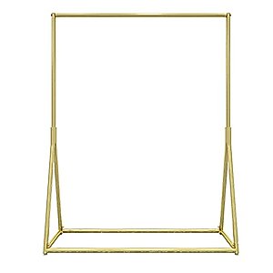 NEOCHY Clothing Display Racks, Iron Heavy-Duty Hangers, Open Child Clothing Store Display Racks/Golden/100X40X150Cm