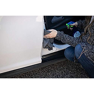 The Rag Company - The Miner - Professional Metal Polishing and Microfiber Detailing Towels, Safe on High-End Wheels and Soft Metals, 70/30 Blend, Dual-Pile, 365gsm, 16in x 16in, Grey (10-Pack)