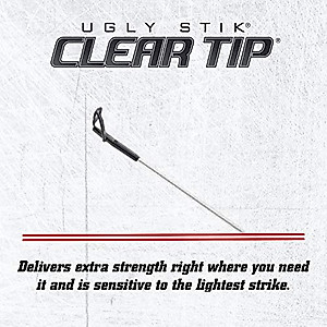 Ugly Stik 6’6” GX2 Casting Rod, One Piece Casting Rod, 8-20lb Line Rating, Medium Rod Power, Moderate Fast Action, 1/4-5/8 oz. Lure Rating