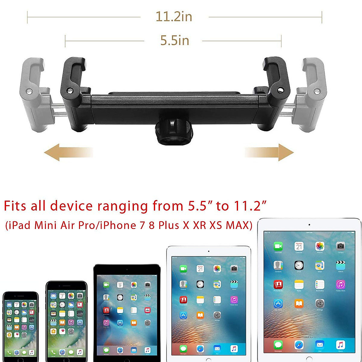 Lycan Series Marine Boat Tablet & Smartphone Pole Handle bar Boat Helm Rail Holder Mount for i Pad Pro 12.9 10.5 9.7 Air Mini GalaxyTab Phone 16 15 Pro Max Plus S24 Pixel Surface Pro Slate