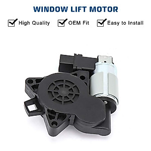 Power Window Lift Motor Replacement Compatible with Mazda 3 Mazda 5 Mazda 6 Mazda CX-7 Mazda CX-9 Mazda RX-8 | Replace# G22C5858XF, GJ6A5858XC, D01G5858XB, 742-802