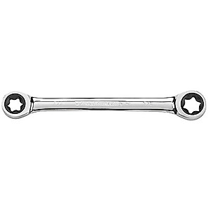 GEARWRENCH 4 Pc. Double Box Ratcheting E-Torx Wrench Set - 9224D,Silver