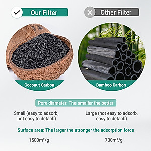 C545 Replacement Filter S for Winix C545 Air Purifier - Part# 1712-0096-00 and 2522-0058-00, 2 True HEPA(H13) Filter + 8 Activated Carbon Filters