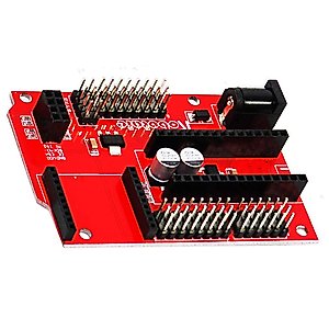 Hailege Nano IO WiFi Shiled for Nano V3.0 ATmega328P IO WiFi Expansion Board Compatible to Zigbee Xbee NRF24L01 Support by 7-12V External Power Supply