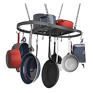 owosald Metal Pot Hanger Stainless Steel s Hook,Used to Hang and Organize Kitchen cookware, (4“ Steel, 20)