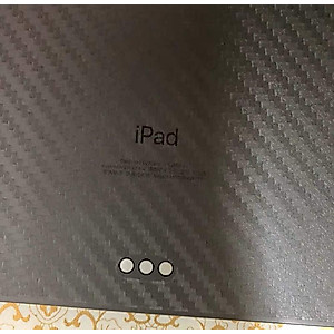 For iPad Pro 2020 & 2021 & 2022 Year 11" Back Screen Protector 3D Carbon Fiber Ultra Thin Protective Film-2 Packs-Transparent