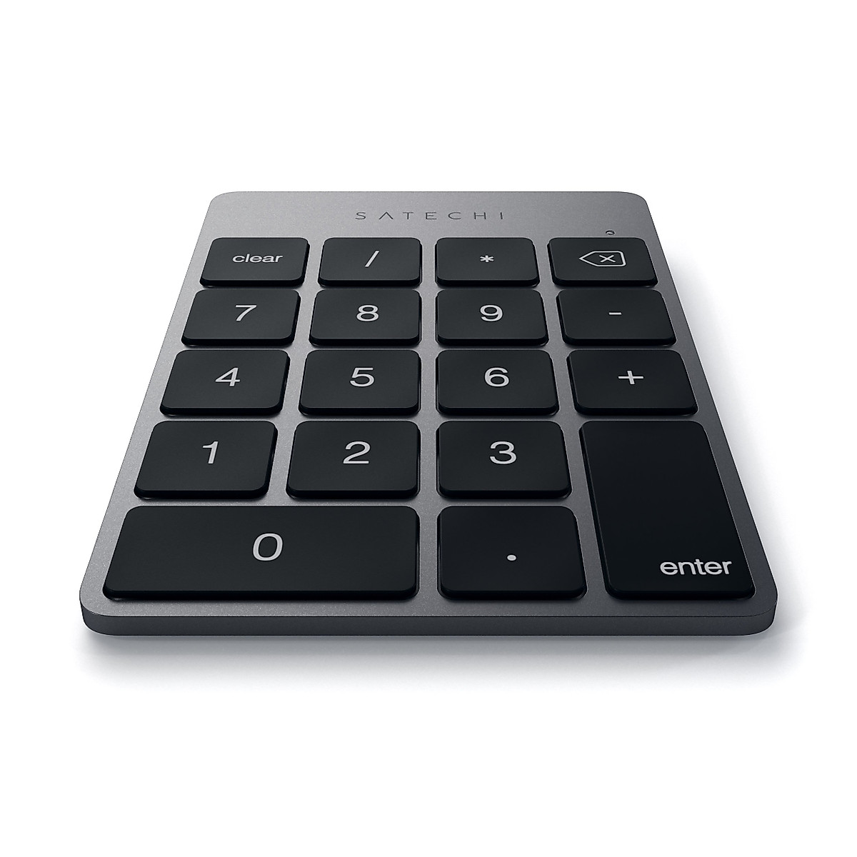 Satechi Slim Aluminum Bluetooth Wireless Keypad 18-Key Numpad Keyboard Extension – for iMac Pro, iMac, Mac Mini, MacBook Pro/Air, Windows, PC, Laptop and More - Space Gray