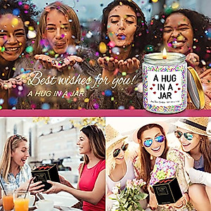 A Hug in a Jar Candles Gifts Get Well Soon Gifts for Women Best Friend Birthday Gifts for Women Christmas Gifts Thinking of You Gift for Women Mom Female Bestie Her Coworker Nurse Encouragement Gifts