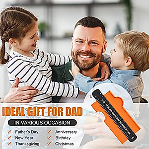 Christmas Gifts for Dad from Daughter, Son, Kids, Wife - 10'' Contour Gauge Profile Woodworking Tools Funny Gifts Ideas Thanksgiving Birthday Gift for Father, Father-in-law, New dad, Husband, Men, Him