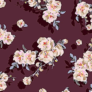 Vera Bradley Women's Performance Twill Deluxe Zip Id Case Wallet with RFID Protection, Blooms and Branches, One Size