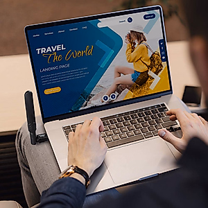 Edimax Wi-Fi 5, 802.11ac AC1200 Dual-Band Adapter for PC w/MU-MIMO, 867Mbps (5GHz) + 300Mbps (2.4GHz) Wireless USB 3.0 Adapter Dongle w/Adjustable Antenna, Win 11, Mac OS, Linux, EW-7822UAD