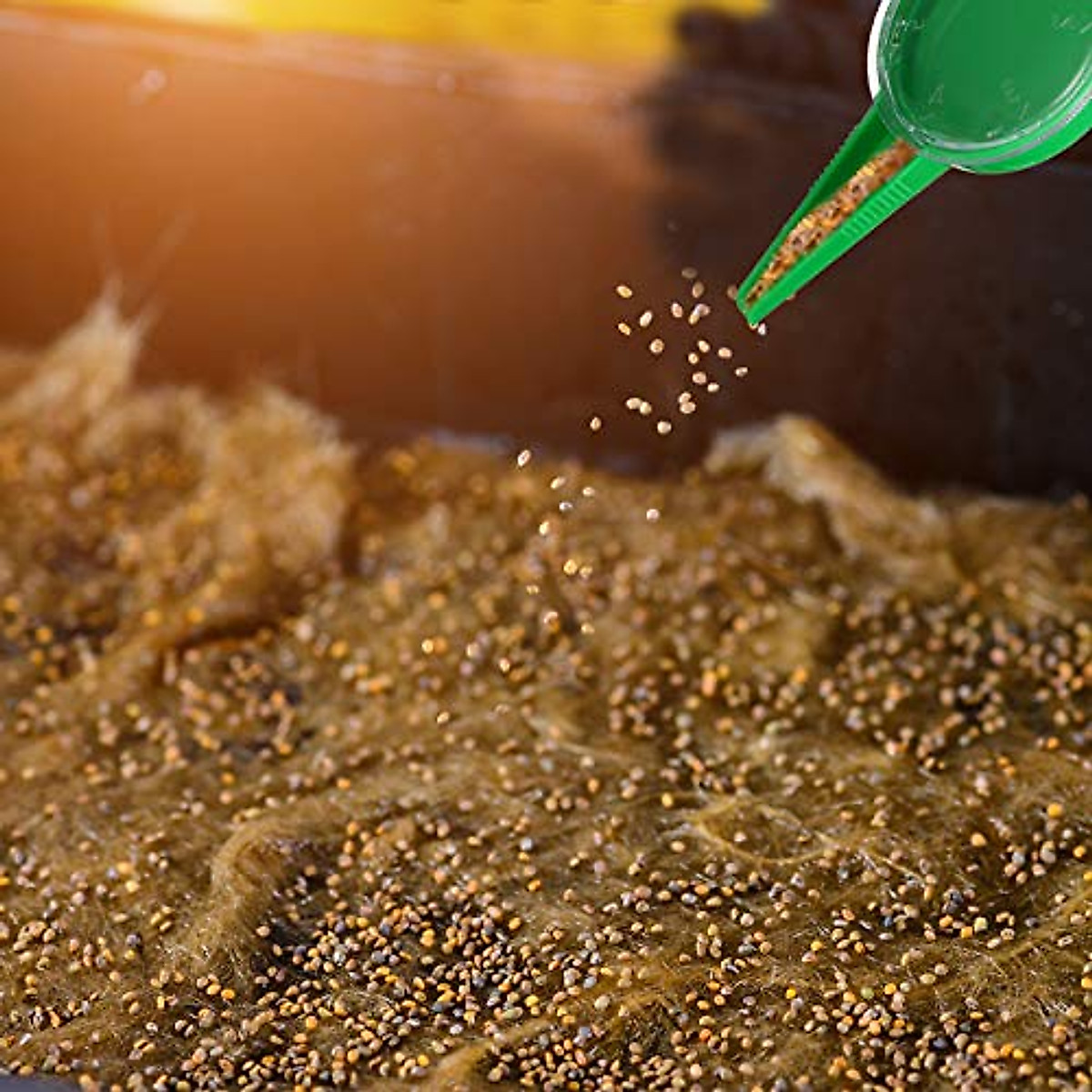 4 Pieces Hand Dibber Sowing Dispenser Set, Adjustable Garden Hand Tool Flower Sow Traditional Sets, Hand Bulbs Stainless Steel Dibbers