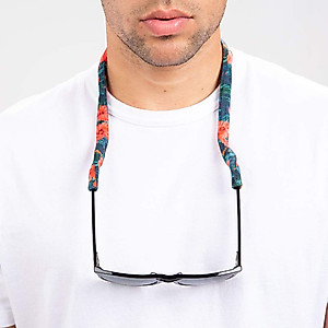 Ukes Premium Sunglass Strap - Durable & Soft Glasses Strap Designed with Cotton Material - Secure fit for Your Glasses and Eyewear. (The Alohas)