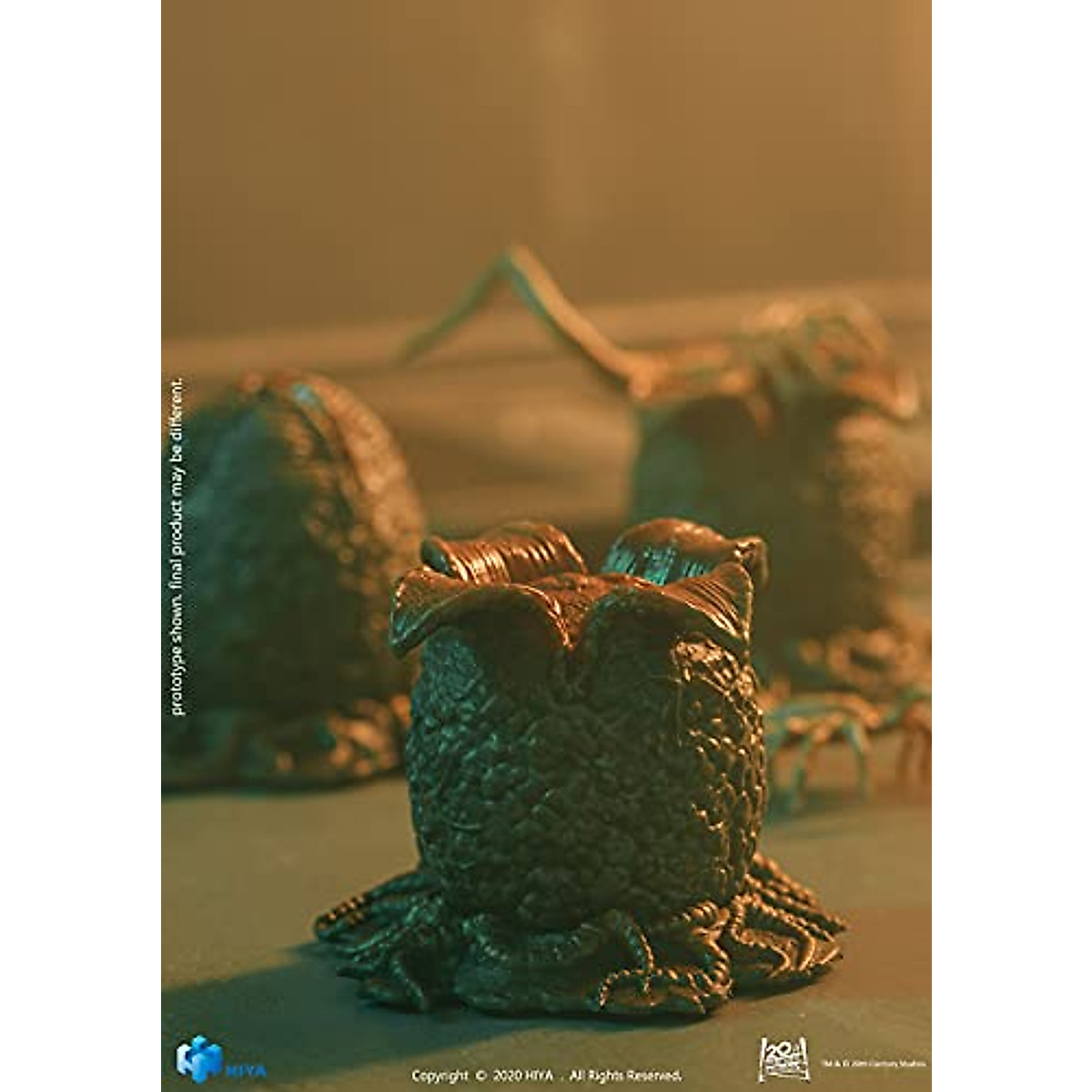 Hiya Toys Aliens: Ovomorph & Facehugger 1:18 Scale Action Figure Set, Multicolor