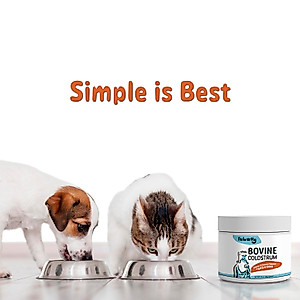 Tailworthy 100% Bovine Colostrum for Dogs & Cats, Allergy and Immune Support, 60 Servings, Non-GMO, Gluten Free for More Energy, Wellness, and Healthier Digestion