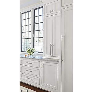 Amerock | Cabinet Pull | Stainless Steel | 3 inch (76 mm) Center to Center | Bar Pulls | 1 Pack | Drawer Pull | Drawer Handle | Cabinet Hardware