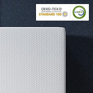 BedStory 3 Inch Firm Memory Foam Mattress Topper Queen Size - Extra Firm Bed Topper for Overweight Individuals, Back Pain Relief Enhanced Cooling Pad with Skin-Friendly Cover, CertiPUR-US Certified