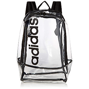 adidas Linear Backpack, Black Clear, One Size