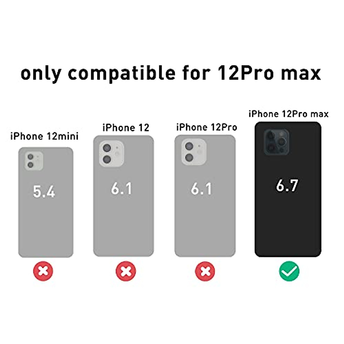 Tuokiou Clear Wallet Phone Case for iPhone 12 Pro Max Upgrade Card Slot Case Slim Fit Protective Soft TPU Shockproof Cover with Cute Card Holder for Apple iPhone 12 Pro Max 6.7 inch (2020) (Clear)