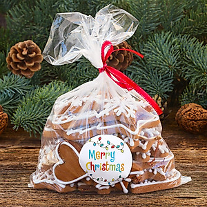 1000 Pieces 1.5 Inch Merry Christmas Stickers Holiday String of Lights Happy Holidays Happy New Year Stickers Labels Xmas Stickers for Christmas Party Presents Classroom Decoration