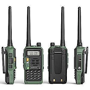 Baofeng Radio Handheld Ham Radio UV-S9 Plus 8W High Power Portable Two Way Radiowith 2200 mAh Battery and USB Charger Cable Walkie Talkie