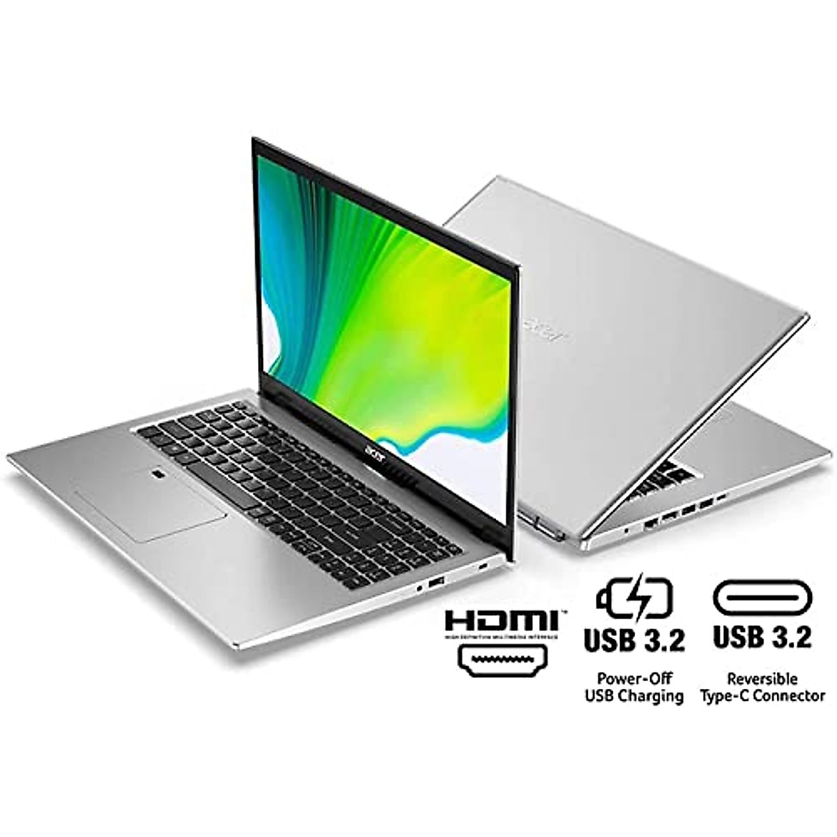 Acer Newest Aspire 5 Laptop -15.6" FHD IPS - 11th Intel i5-1135G7 - Iris Xe Graphics - 36GB DDR4 - 2TB SSD - Fingerprint - WiFi 6 - Backlit Keyboard - Numpad - RJ-45 - Windows 10 Pro w/ 32GB USB