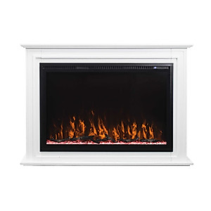 Touchstone Sideline Elite Forte 40-inch Smart Alexa®/WiFi Enabled Electric Fireplace with Surround Mantel